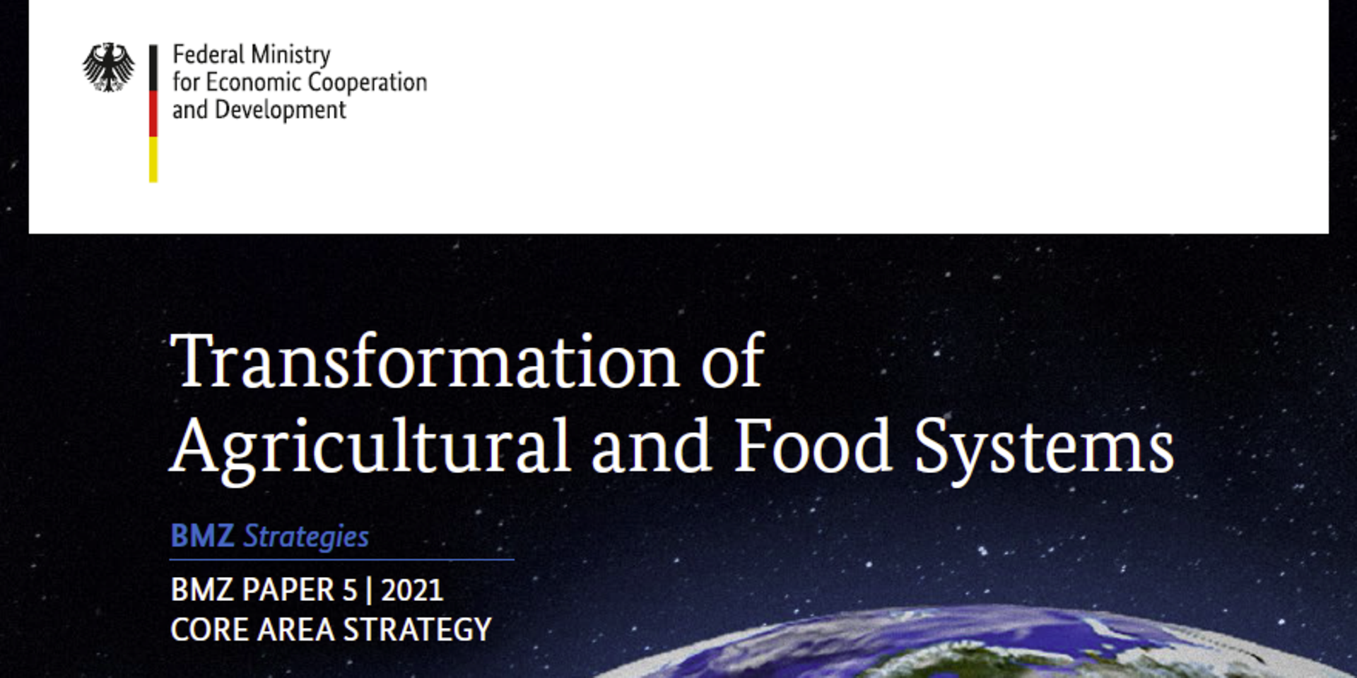 BMZ Core area strategy: Sustainable Agri-Food Systems | BMZ