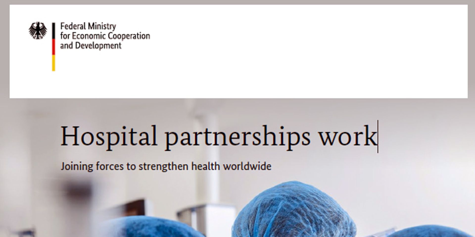 Hospital partnerships work | BMZ