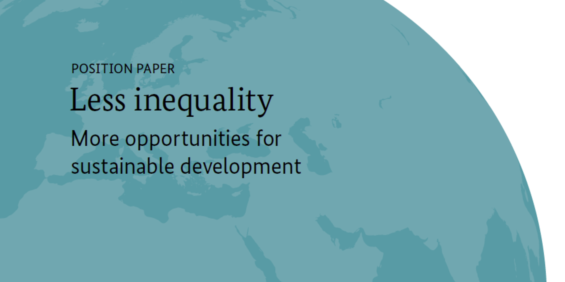 Less inequality | BMZ