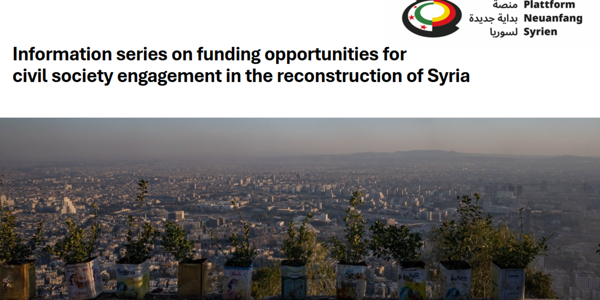 Information series on funding opportunities for civil society ...